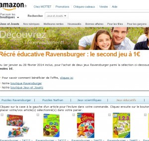 Deuxieme jeu ravensburger à 1 euro