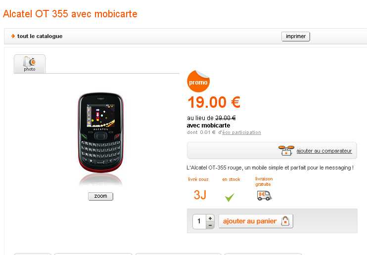 Téléphone portable avec clavier à moins de 20 euros sans engagement