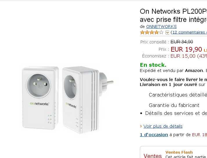 Deux boitiers cpl à moins de 20 euros