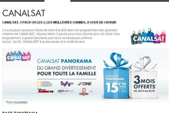3 mois offerts sur les nouveaux abonnements à canalplus / canalsat