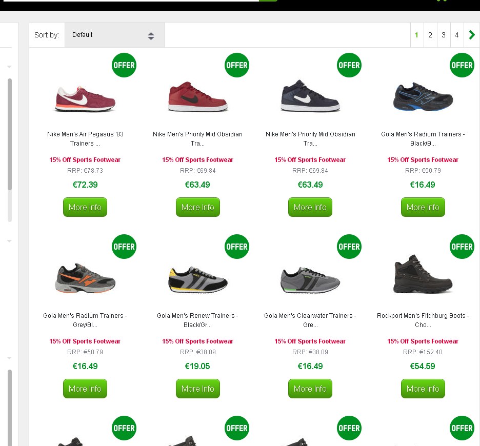 Chaussures et baskets pas cheres