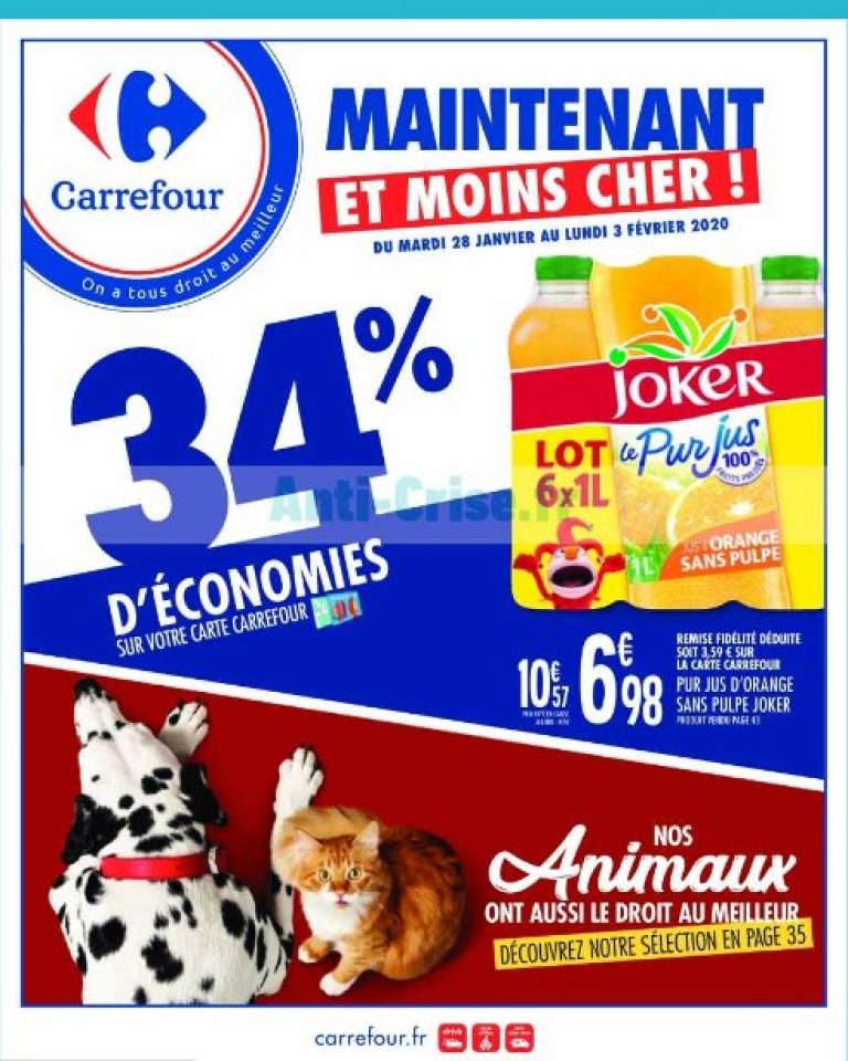 Catalogue Carrefour du 28 janvier au 4 février .. jusqu'à 70% sur la ...