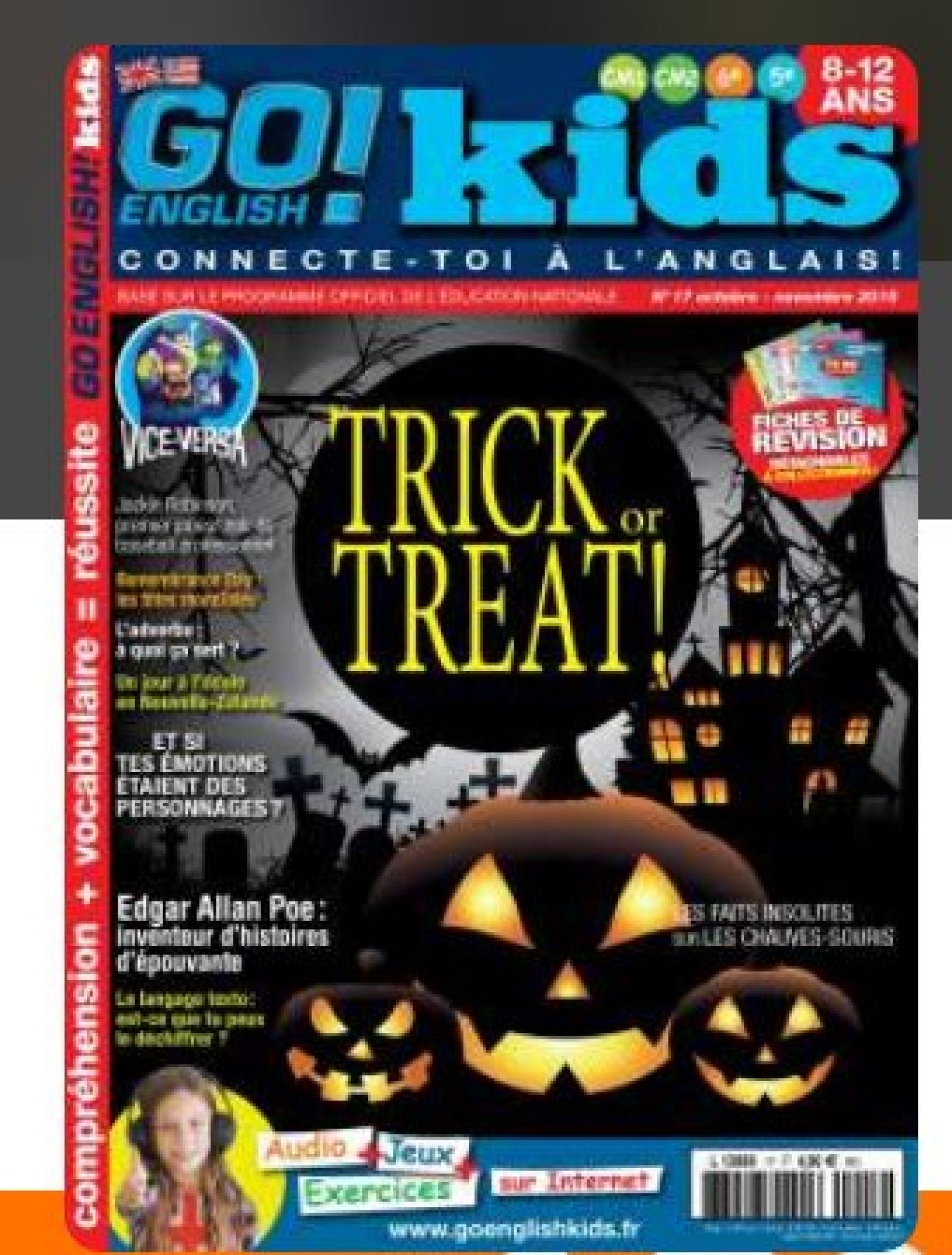 Pas cher 8€ au lieu de 36 l'Abonnement au magazine Go English Kids