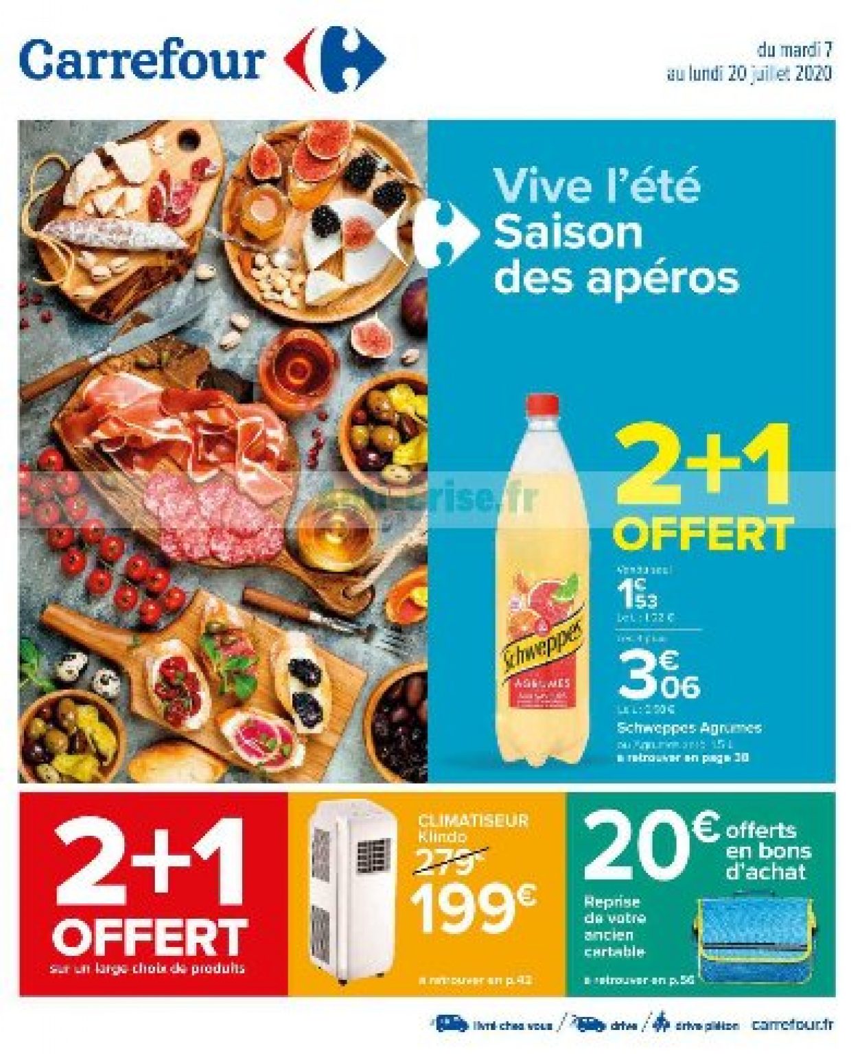 Catalogue Carrefour du 7 au 20 juillet : jusqu'à 70% sur la carte