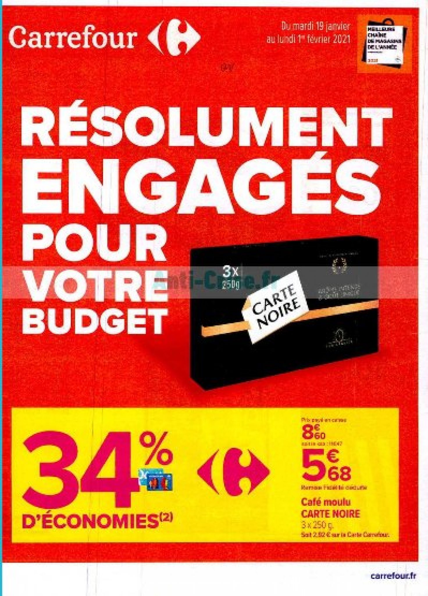 Catalogue Carrefour du 19 janvier au 1er février : jusqu'à 70% sur la carte