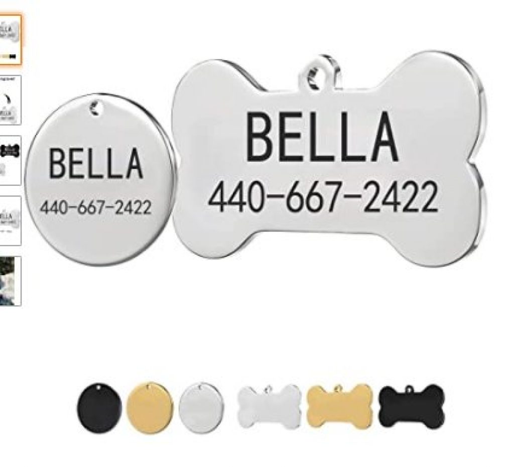 Pas chère à 3.26€ la plaque d'identification personnalisée pour chien ...