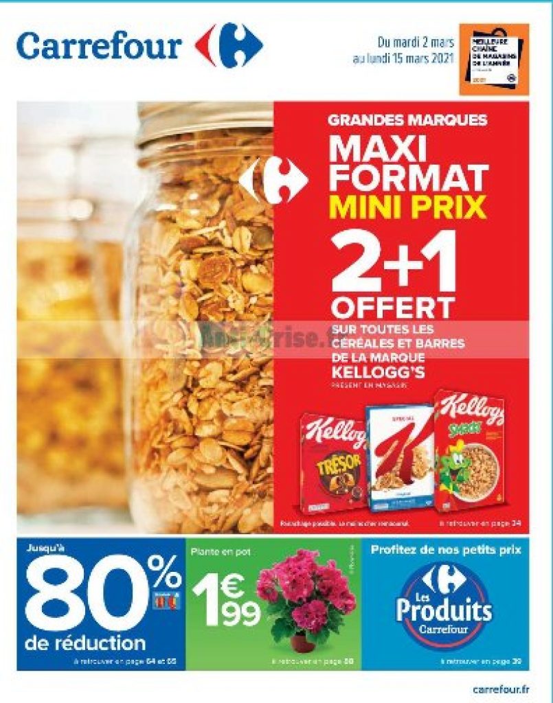 Le prospectus Carrefour du 2 au 15 mars avec jusqu'à 80% sur la carte