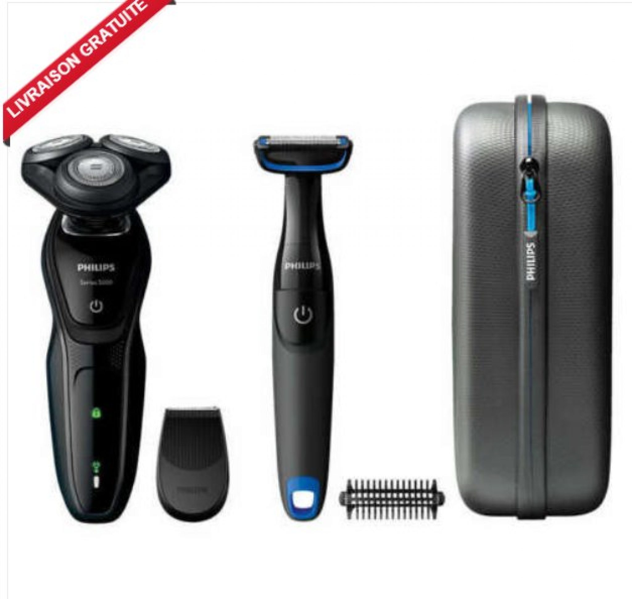 Moins de 50€ le pack de 2 rasoirs Philips ( rasoirs S5082/64 + tondeuse ...