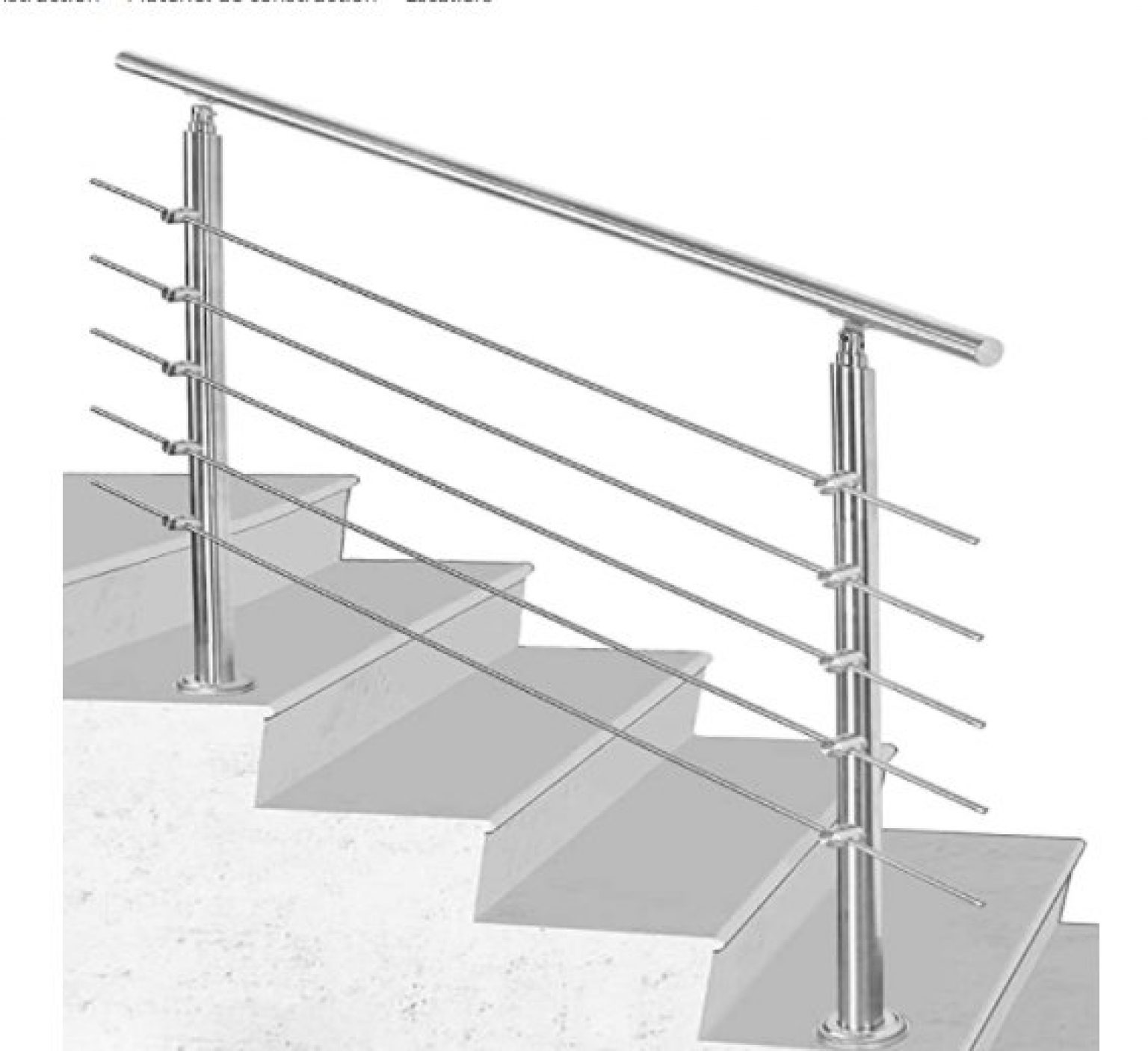 Garde Corps - Rambarde en acier pas cher entre 59 et 75€ (vente flash ...