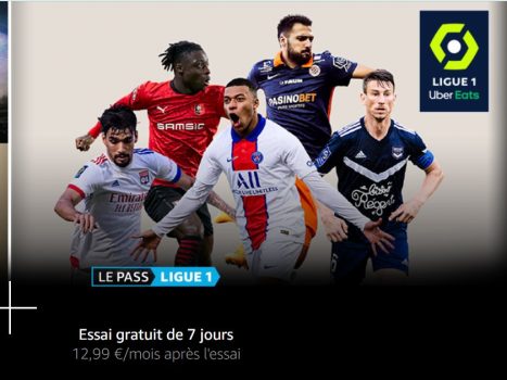Pass Ligue 1 Amazon Prime gratuit pendant 7 jours