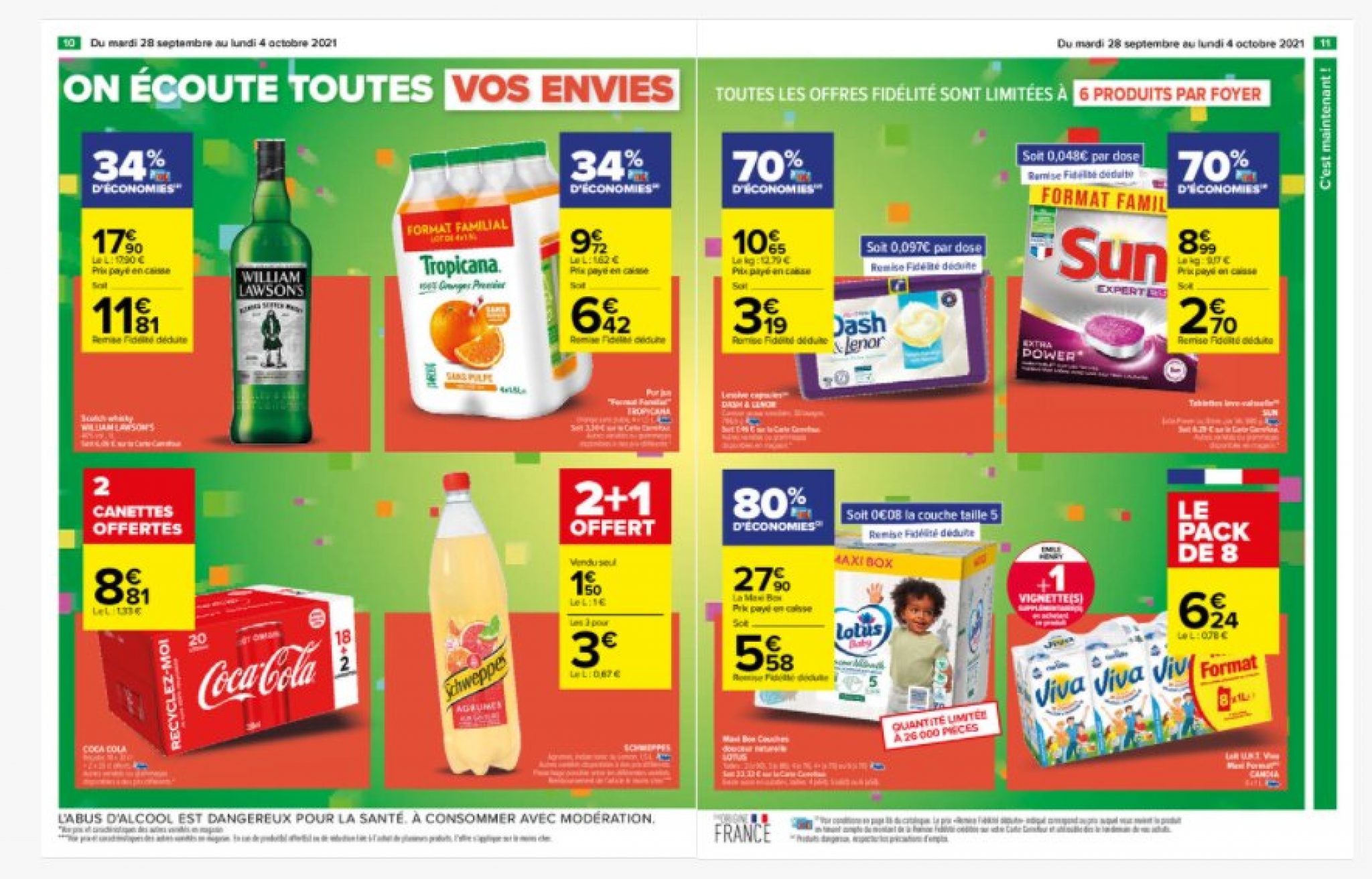 Prospectus Carrefour du 28 septembre au 4 octobre : jusqu'à 80% sur la ...