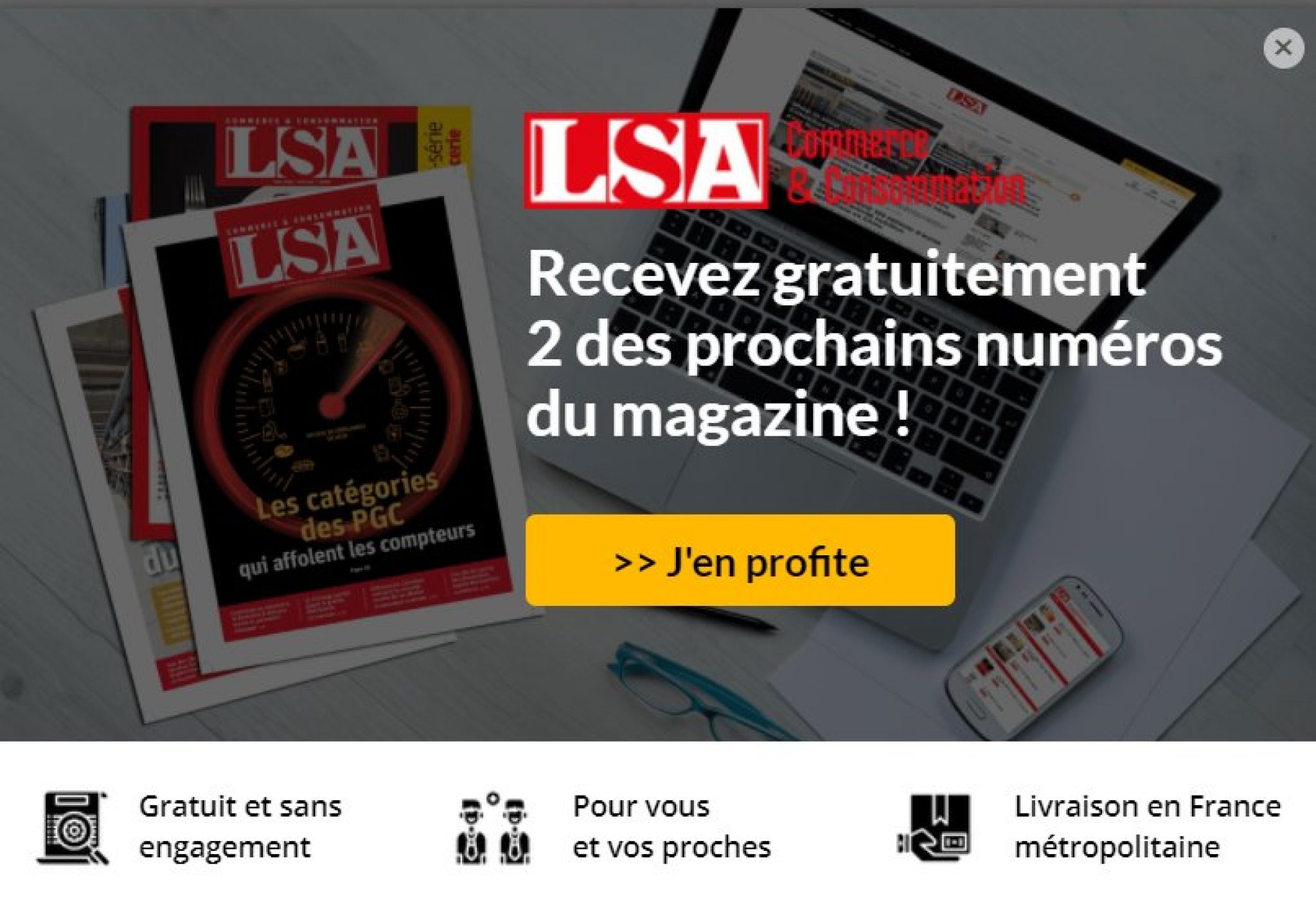 2 numéros Gratuits du Magazine LSA