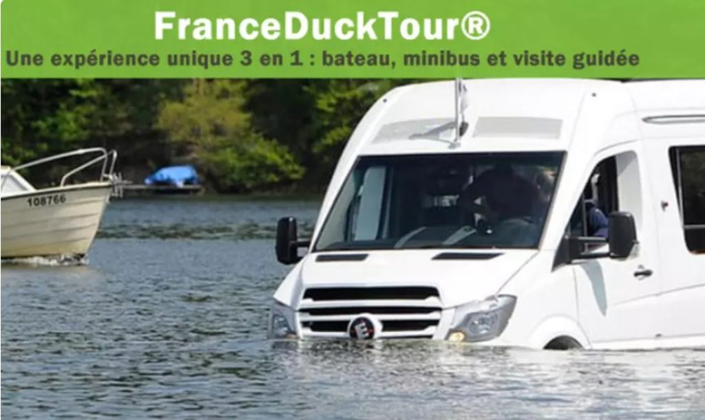 Paris Duck Tour : 40% de réduction sur les visites en mini-bus amphibie