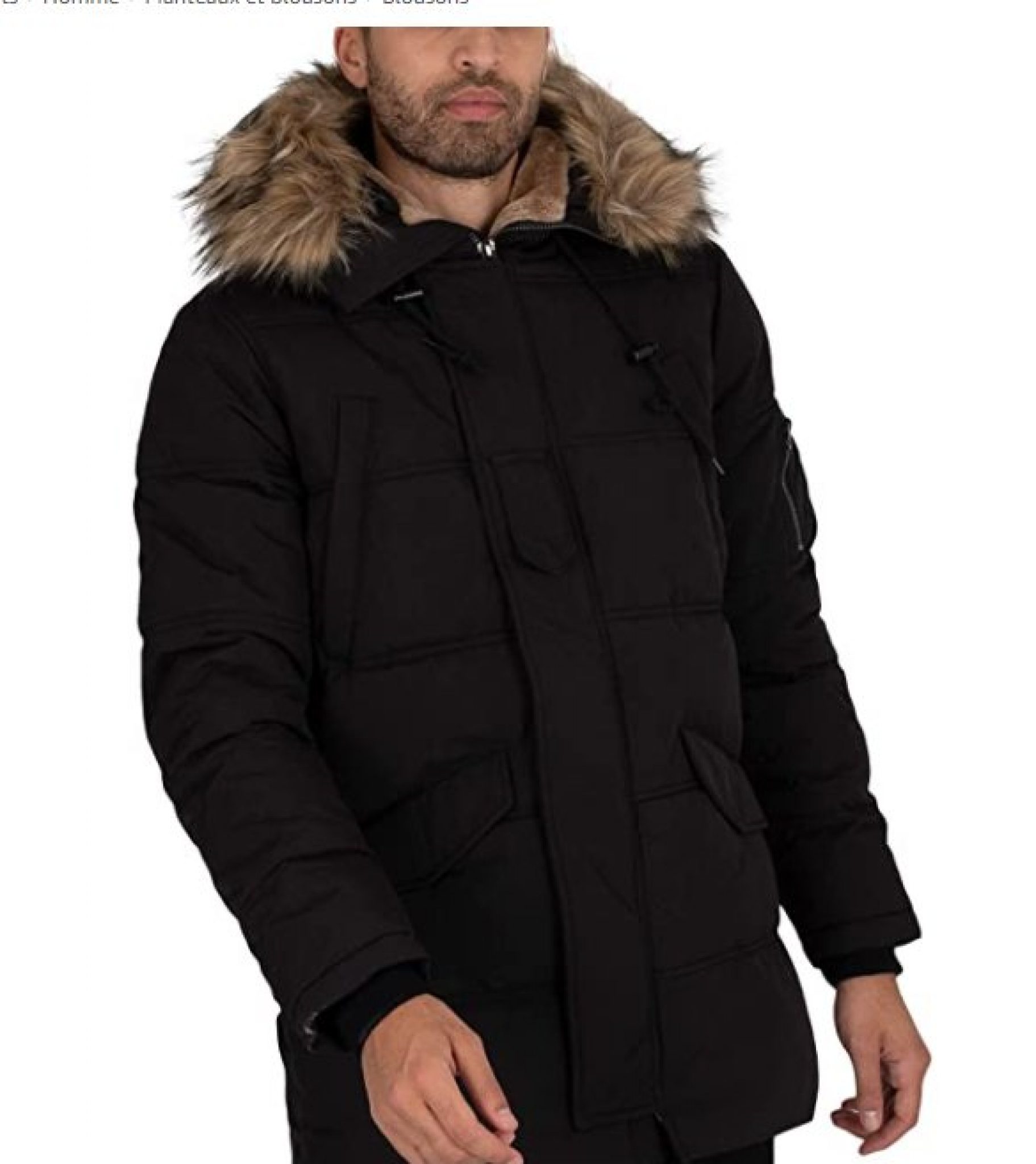 Parka Schott Snorker pour hommes pas chère à 90€ au lieu de 225!