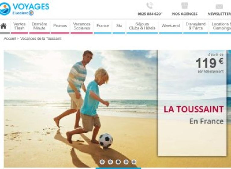 Promo Vacances Toussaint chez Leclerc Voyages à partir de 120€ la ...