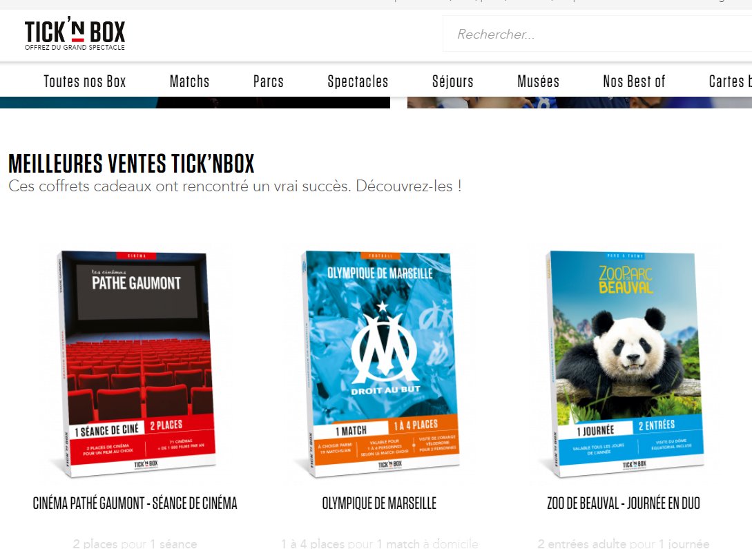 Code promo TicknBox : jusqu'à 27€ de réduction