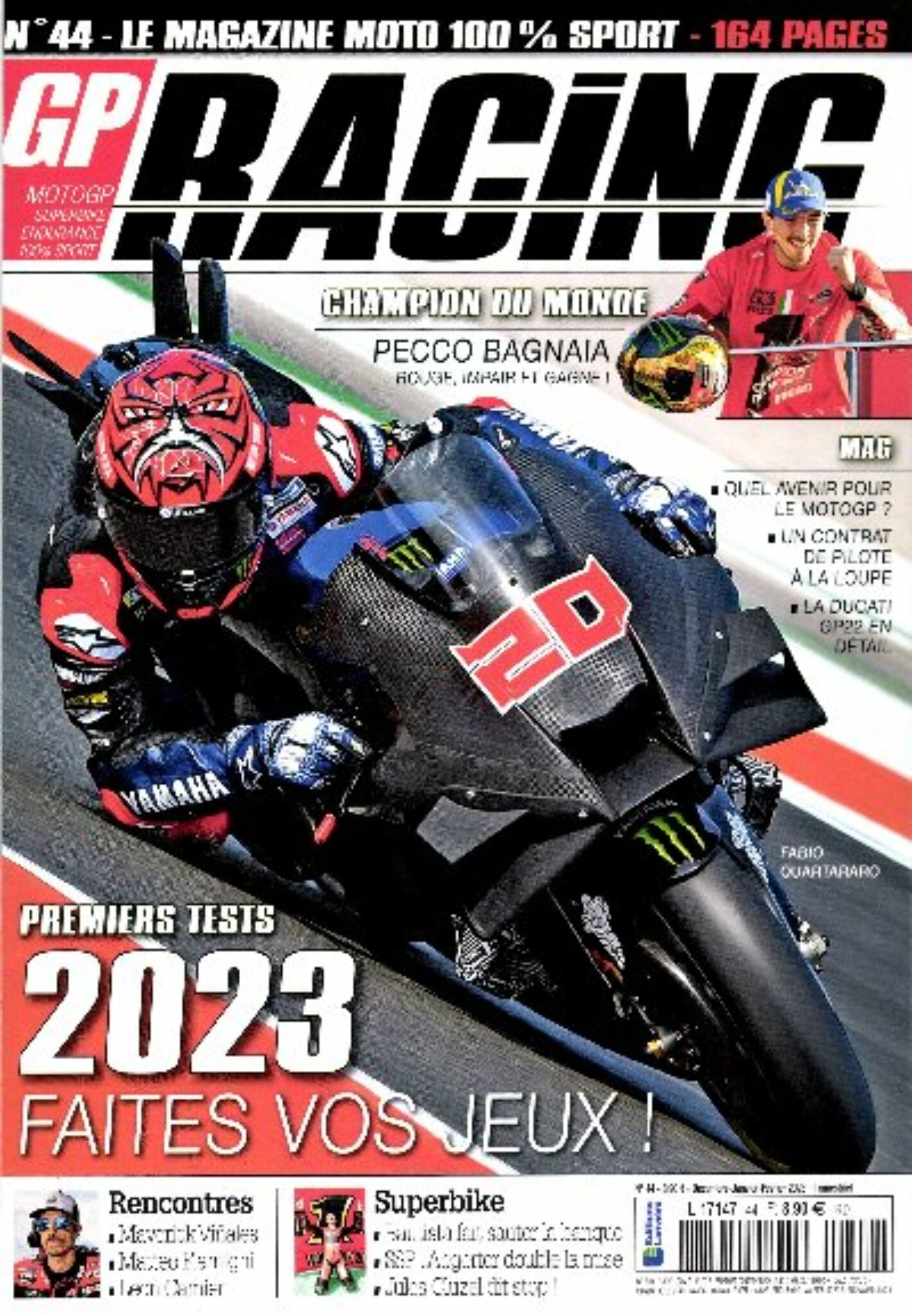 Promo Magazine Moto GP RACING : l'abonnement pas cher à 16€ au lieu de 35€