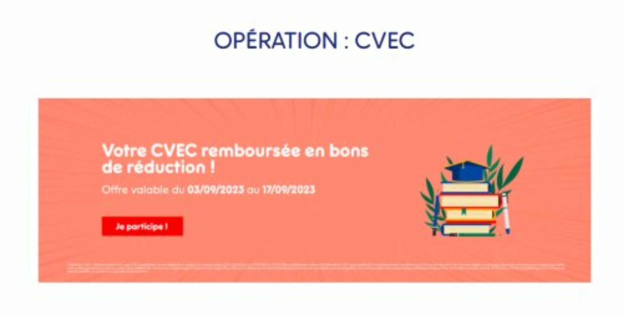 Bon plan étudiant : la CVEC remboursé en bon d'achat chez LEADER PRICE ...