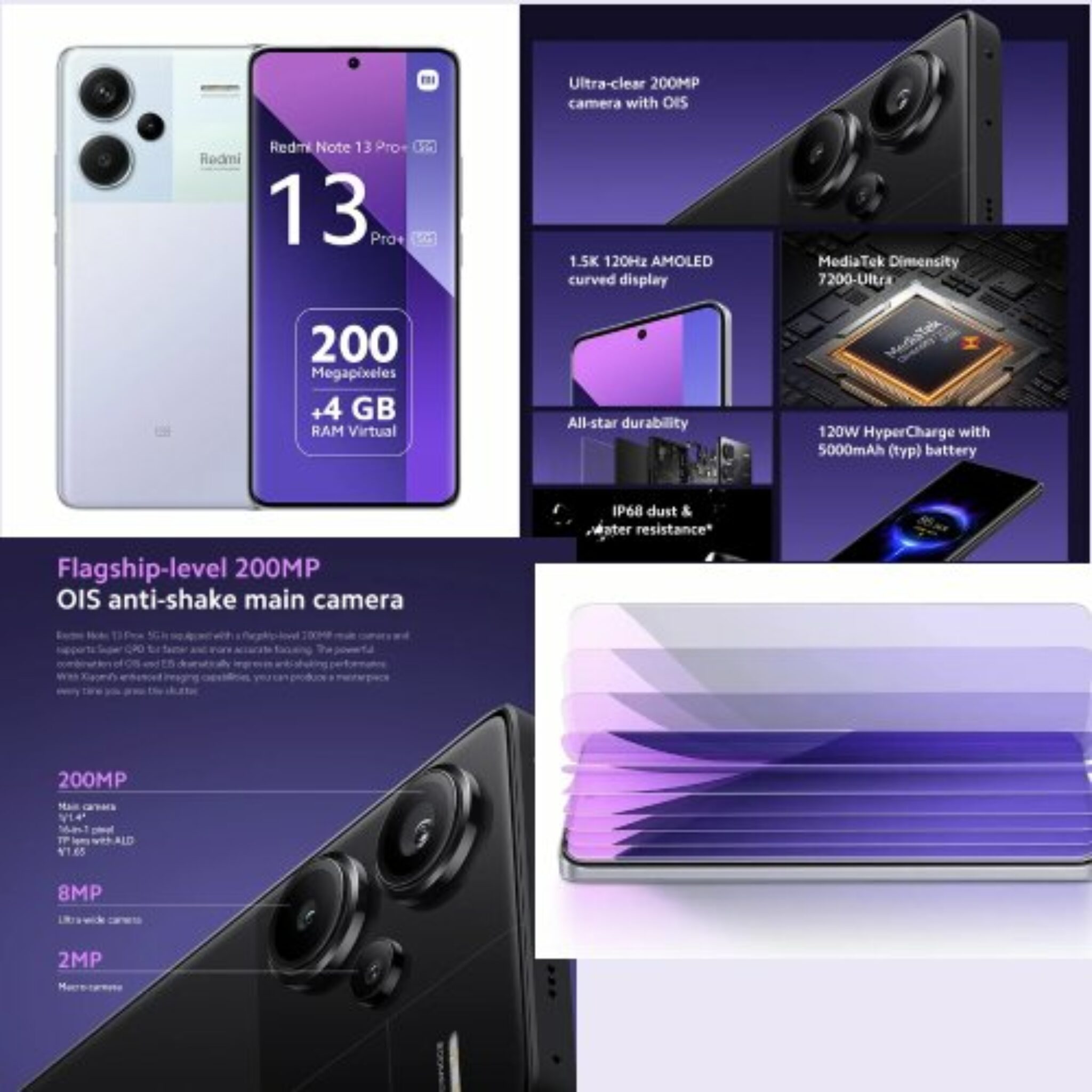 Xiaomi Redmi Note 13 Pro Plus pas cher à moins de 256€