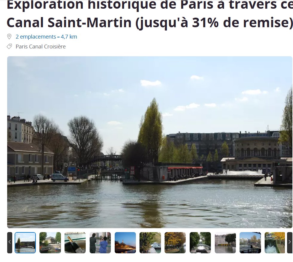 Croisière sur le Canal Saint Martin à Paris moins chère avec une offre ...
